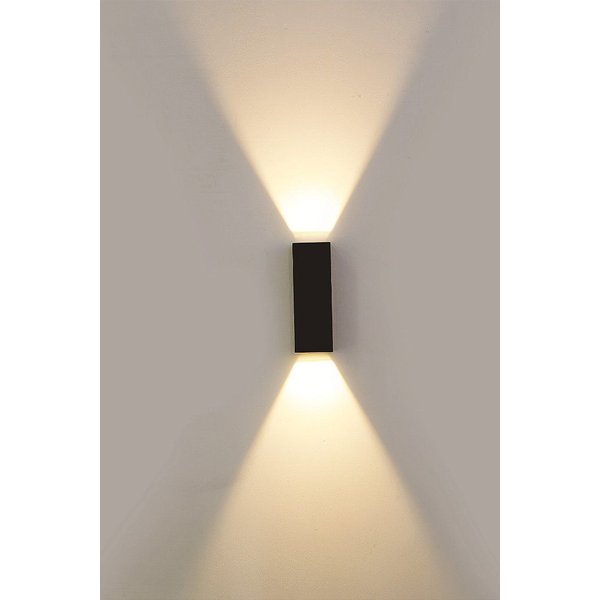 Arandela Led Tynn 2*2 5w 3000k 30x10x10cm Pt