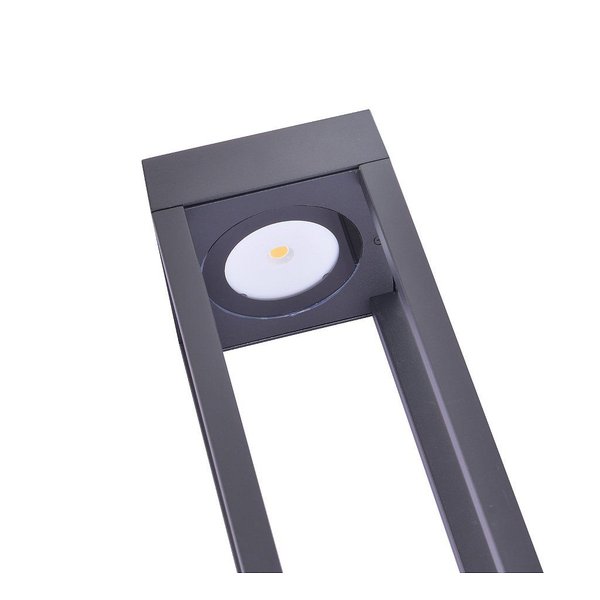 Luminária LED Jardim 60cm Preto 10W 3000K IP66 ZEAN Nordecor