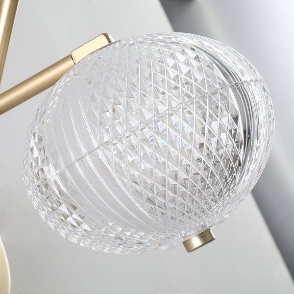 Arandela LED Luse 7W Ouro Champagne 3000K Nordecor 2798 - Lampdecor