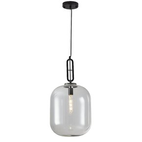 Pendente Glive E27 210x24,5x24,5cm Cristal